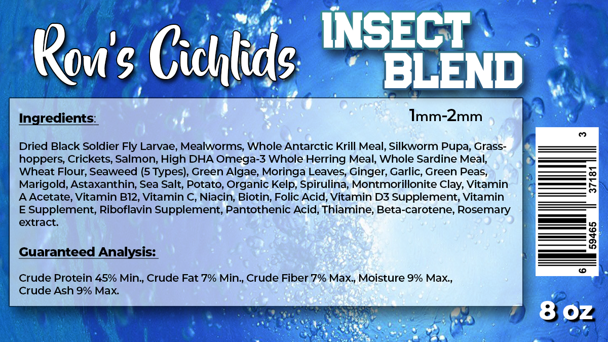 Ron's Cichlids Insect Blend Sample – Rons Cichlids
