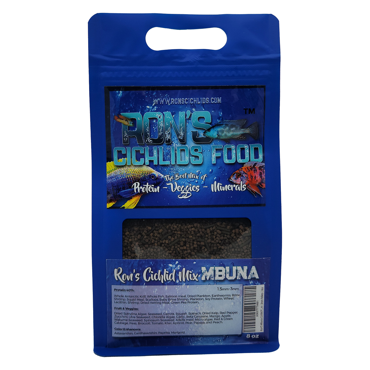 Ron's Cichlids Mbuna Food – Rons Cichlids